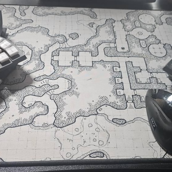 DND DESK MAT: Dungeon Cartography, Dnd Map, Dnd Computer Mat, Desk Mat ...