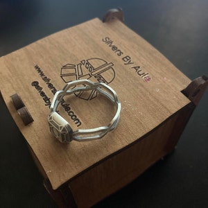 925 Sterling Silver Double Wolf Head Ring Handcrafted, Unisex, Symbol ...