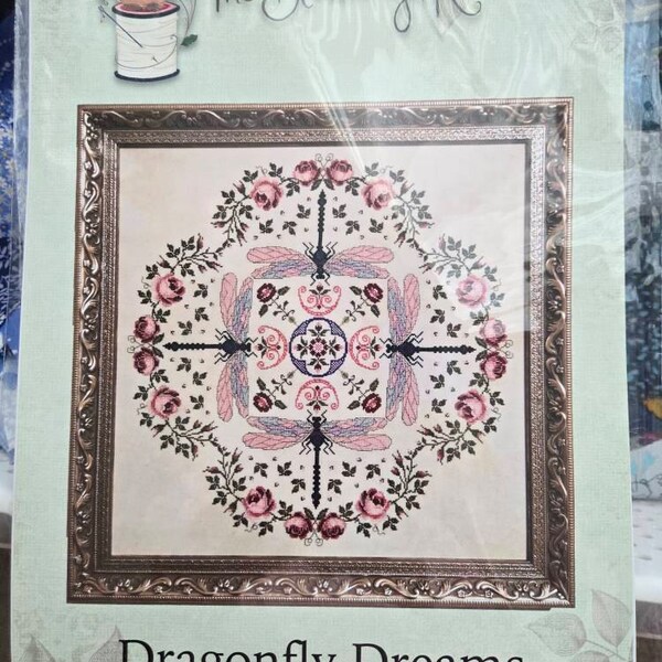 PLUM STREET SAMPLERS pink House Sampler Counted Cross Stitch Pattern ...