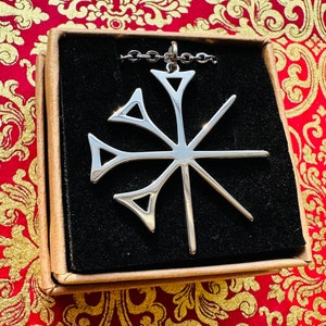 Cuneiform Sumerian Dingir ancient Symbol With Bright Shiny Satin Finish ...