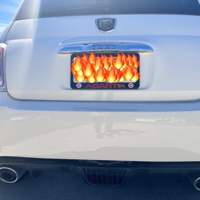 Maserati Lettering Black License Plate Custom Made of - Etsy