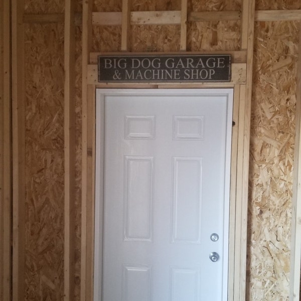 Machine Shop Sign, Custom Shop Sign, Custom Garage Sign, Garage Sign ...