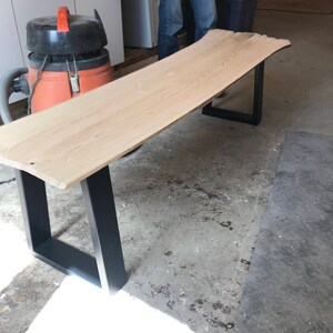 H 16 Inch Trapezoid Bench Legs 1 Pair SS200 - Etsy