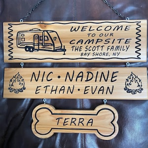Custom Camping Signs Custom RV Signs Custom Camp Sign | Etsy