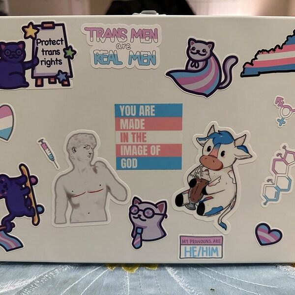 Gay Pride Flag Decal - Gay Pride Flag Layered Vinyl Sticker - Smooth ...