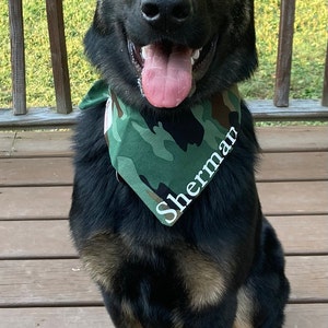 Puppy Dog Bandana US Marine Corps USMC Personalized Tie - Etsy