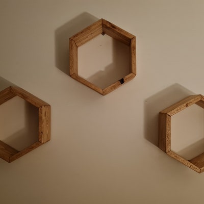 Rectangular Wooden Floating Box Shelf - Etsy UK