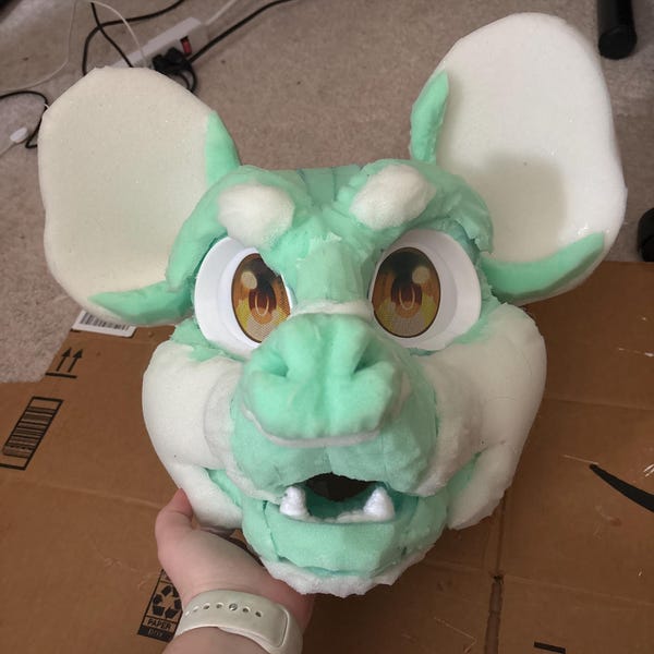 Snake Demon 3D Printed Fursuit Head Base - Etsy