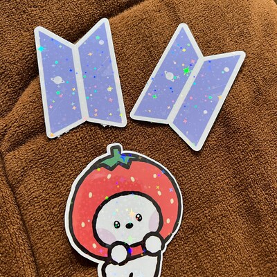 We Are Bulletproof Sparkly Sticker Set BTS Stickerbts Merch bts ...