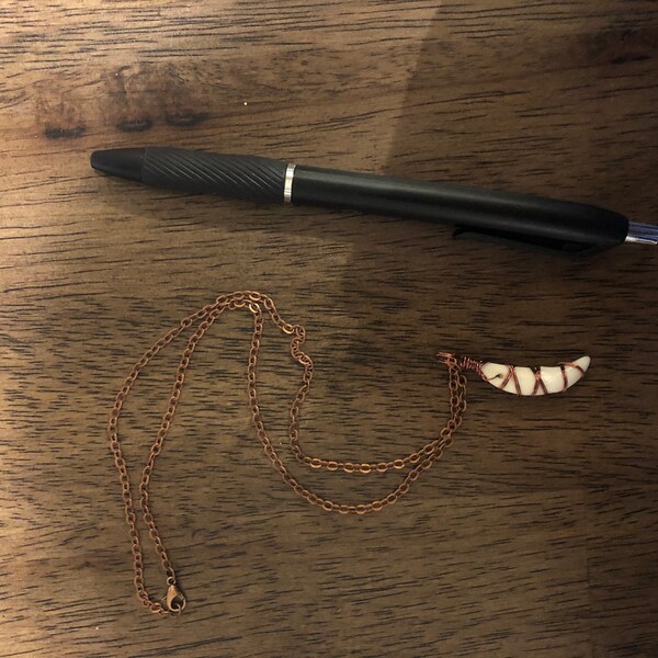 Red Fox Bone Necklace - Etsy