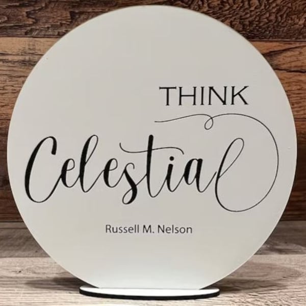 Think Celestial, 4-inch Diameter Think Celestial Stand-up Signs, 1,75 ...