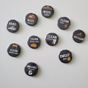 Chore Magnets Chore Chart Chores Custom Chores Kids Jobs Visual ...