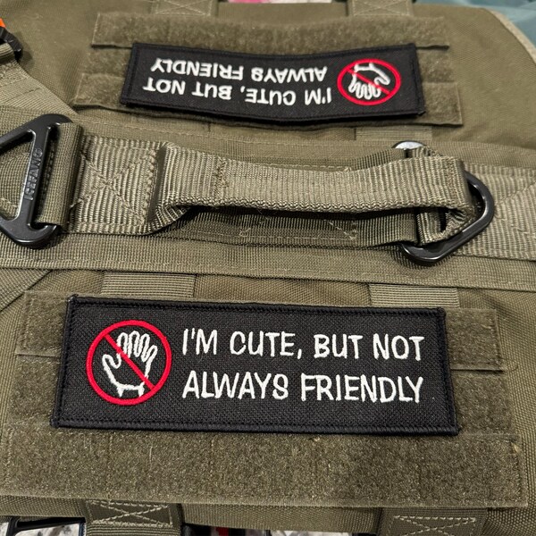 Dog Rescue Patch 3 Inch Round Patch Embroidered Rescue Dog Patch ...