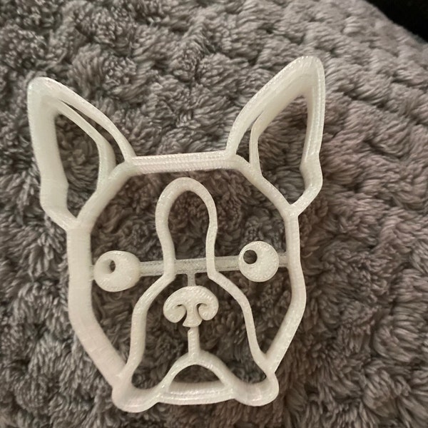 Cole the Boston Terrier - Boston Terrier Cookie Cutter - Dog Face ...