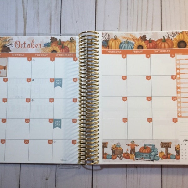 October Monthly Planner Kit, October Monthly Printable, Halloween ...