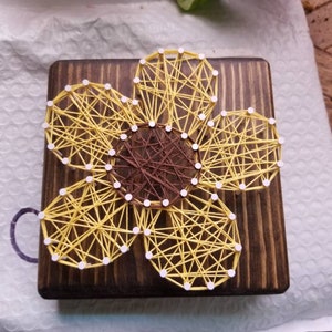 DIY Flower String Art Kit - Etsy