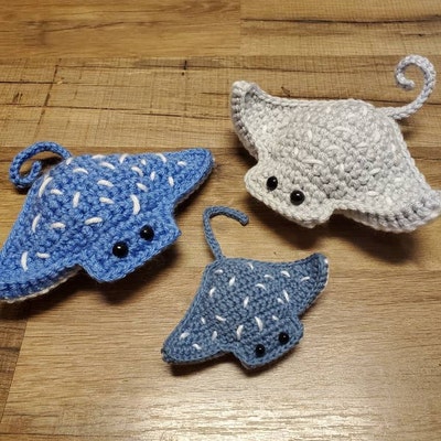 PATTERN: Raymond the Ray Pattern Amigurumi Manta Ray Pattern Crocheted ...