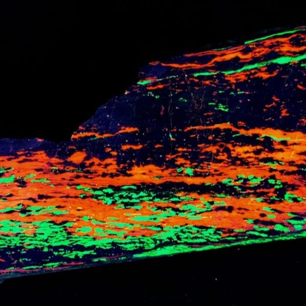 Rare Combo! UV Fluorescent Green Willemite Barite & Minor Hardystonite ...