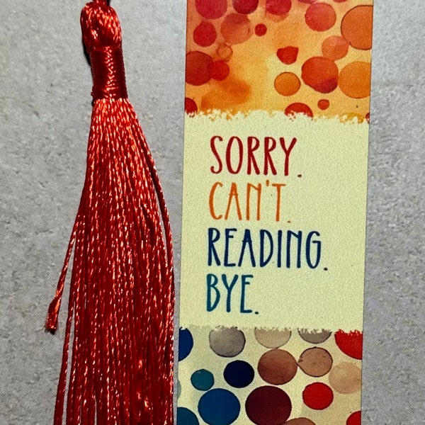 6 FUNNY Bookmark Designs • Ink Polka Dots • Assorted Snarky • Includes ...
