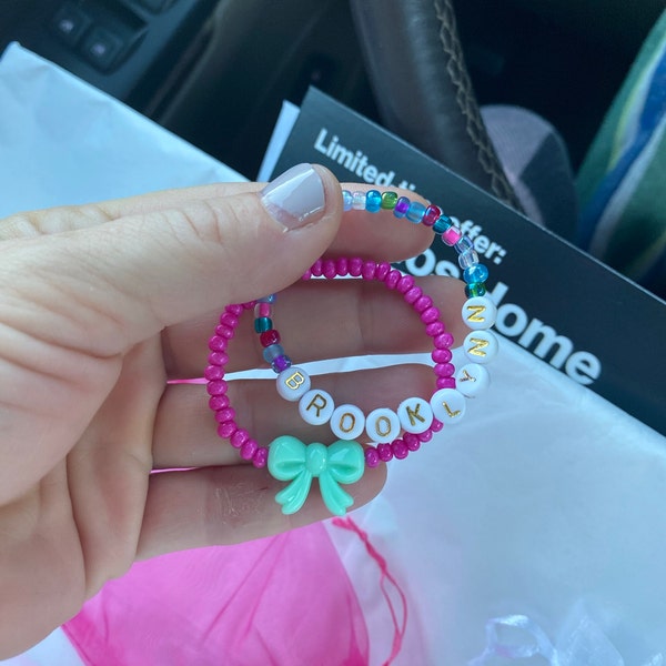 Stacking Bead Bracelet, Kids Bracelet, Adult Bracelet, Stacking ...