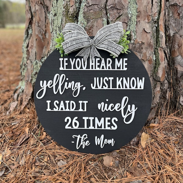 Funny Round Signs SVG , Round SVG Files, Door Hanger Svg, Welcome Sign ...