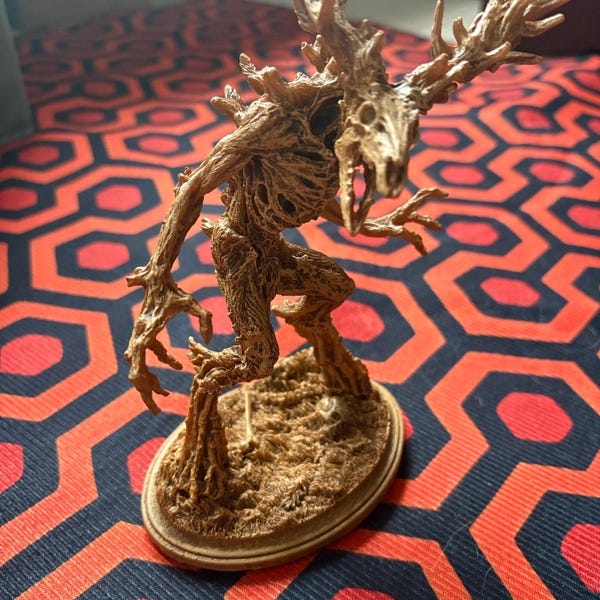 Leshen/ Wendigo Statue, Half Scale Sculpture | Mythical Creature ...