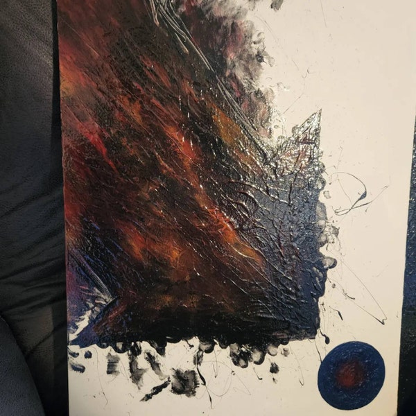 Biomechanic Cyborg Wall Sculpture, Cyberpunk Clay Wall Hanging, HR ...