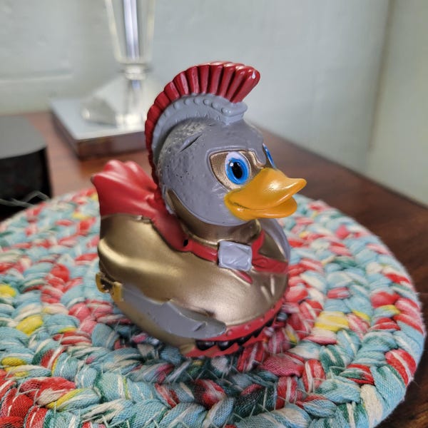 Traditional Greek Soldier Rubber Duck, Vinyl Duckling, Unique Uniform ...