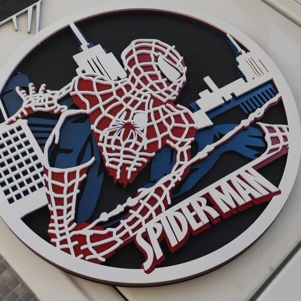 Deadpool Laser Cut, Superhero SVG, Cricut Cutting, 3D Layered Art ...