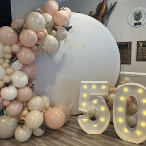 Custom Happy Birthday Decal for Birthday Arch Personalized Age and Name ...