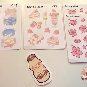 Lily of the Valley Sticker Sheet Cute and Kawaii Floral Deco - Etsy