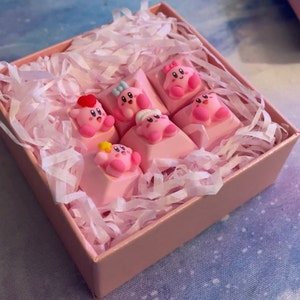 Pastel Pink Kawaii Cake Cupcake Candy Sweets Resin Keycaps - Etsy