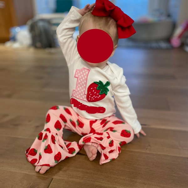Berry Sweet Baby Girl Belle Pants Matching Headband Set, Newborn ...