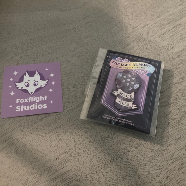 Mace Ace Enamel Pin - Etsy