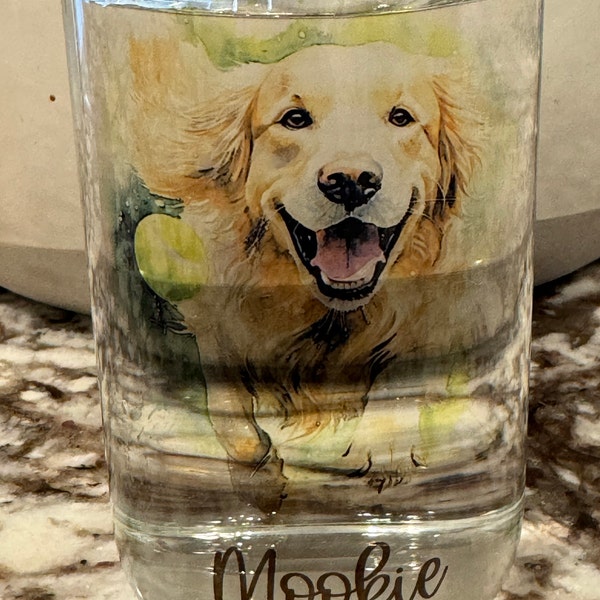 Golden Retriever Beer Can Glass | Dog Mom Gift | Golden Retriever Mug ...