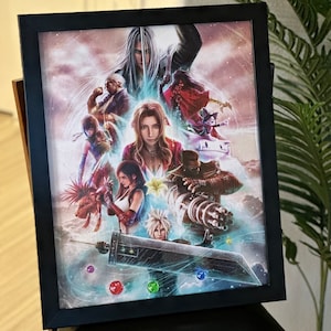 Final Fantasy VII Remake Limited Edition Fine Art Print FF7 Poster FF7 ...
