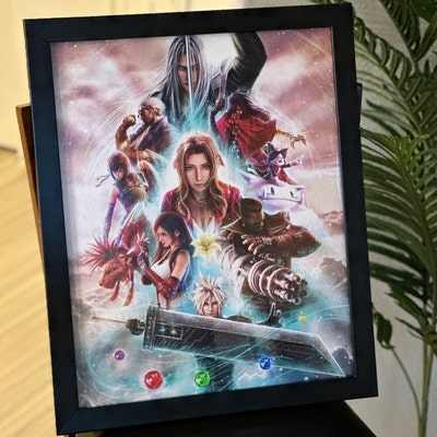 Final Fantasy VII Remake Limited Edition Fine Art Print FF7 Poster FF7 ...