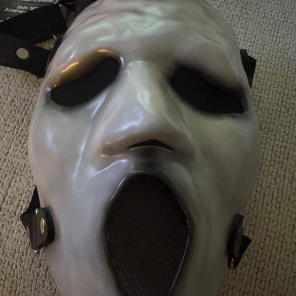 Ghostface Mask Brandon J Cosplay Adjustable Strap Collectible Terror ...