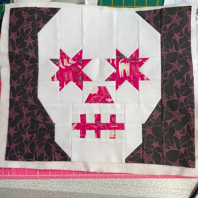 Candy Skulls Quilt Pattern PDF the Pattern Basket - Etsy