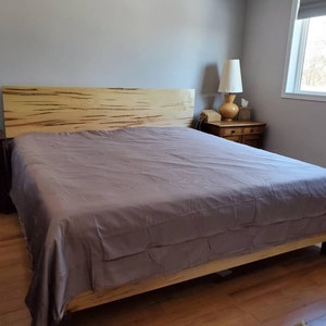 Maple Wood Bed Frame – King Size - Etsy