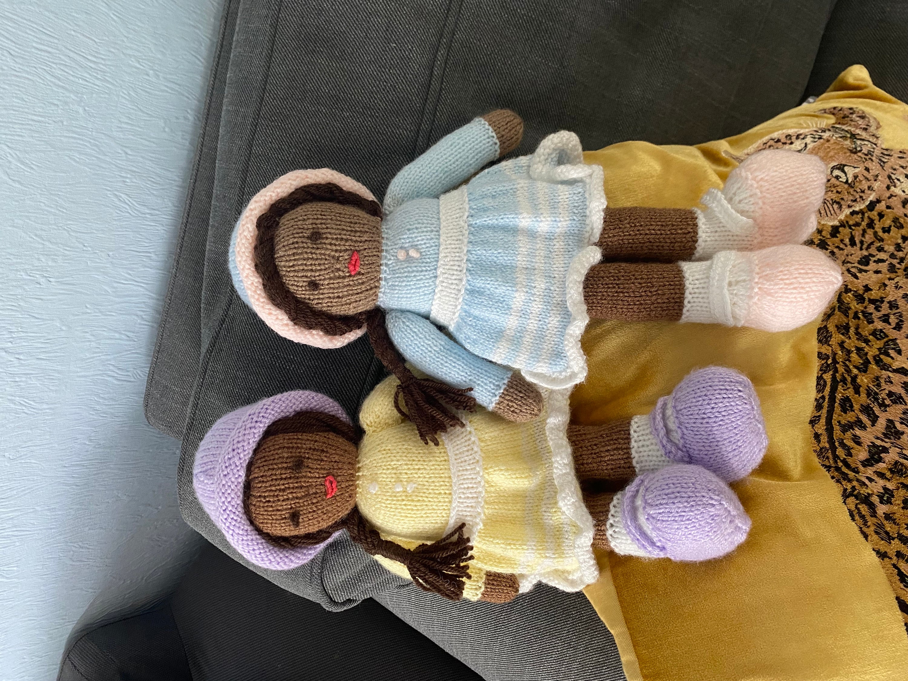 Little Yarn Dolls: Method 2/ Doll Knitting Pattern / Toy Knitting ...