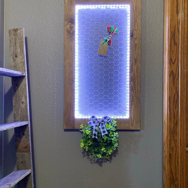 Frame With Chicken Wire Farmhouse Living Room Decor | Nursery Decor ...