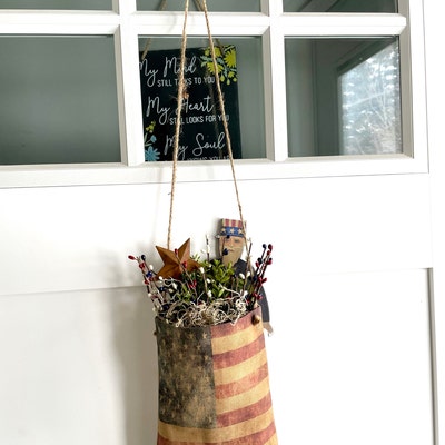 Beautiful Primitive Americana Bag Full of Goodies - Etsy