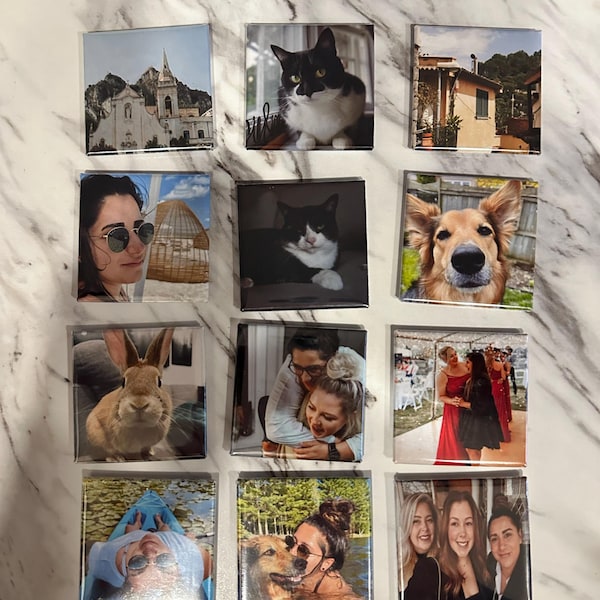 Custom Fridge Magnets Custom Photo Print Picture Keepsakes Wedding ...