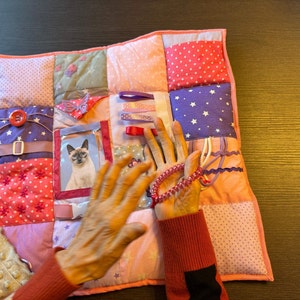 Dementia Fidget Toy, Activity Mat for Elderly, Alzheimer's Gift, Autism ...