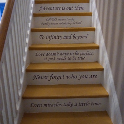 Stair Decals Quotes Stairway Decals Quote 13 Steps Vinyl Stickers ...