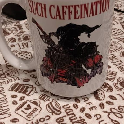 FFXIV Coffee Mug Gaius such Caffeination, FF14 Mug Gaius Meme Coffee ...