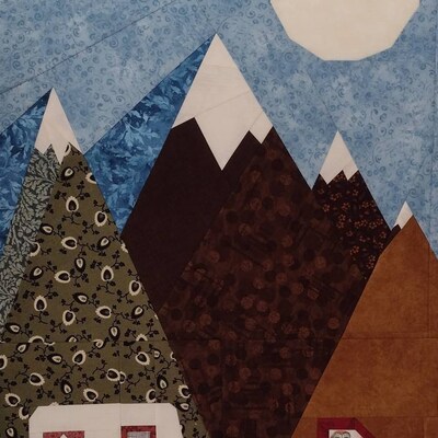 My Little Trailer Quilt Block, Paper Pieced Quilt Pattern, PDF Pattern ...