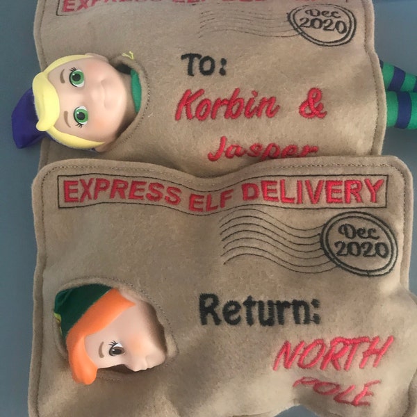 Personalised Elf Arrival Envelope or Elf Return: NORTH POLE Envelope ...