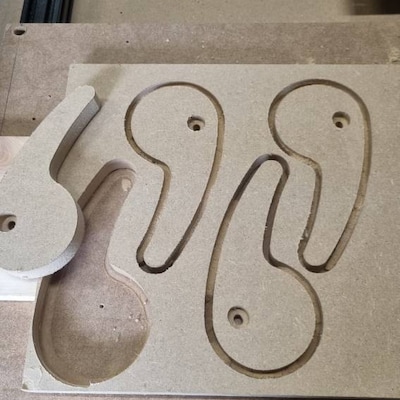 CNC Table Cam Clamps Medium Universal for Any Wasteboard System Vcarve ...